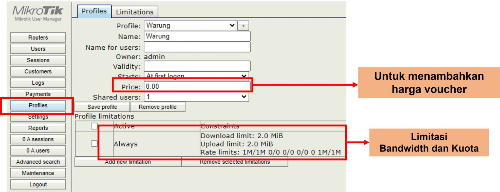 Citraweb.com : RADIUS [USERMAN] on Cloud